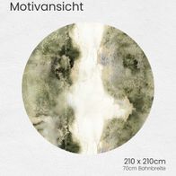 Fototapete Moos Gold rund Wanddeko Bildtapete Tapete kaufen bei Hood.de