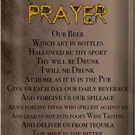Blechschild Spruch 20x30 cm the lads Prayer our Beer which Deko Schild ...