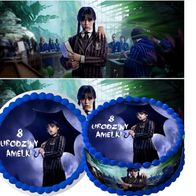 Essbar Wednesday Torte Tortenbild Fototorte Zuckerbild Geburstag 19 ...