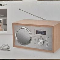 Silvercrest® Radio »SRH 5 C3« DAB+ AUX UKW Holzoptik Bluetooth ...