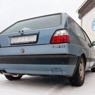 Fox Auspuff Sportauspuff Komplettanlage für VW Golf II 19E 1,0l 1,3l 1 ...