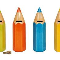Spardose "BUNTSTIFT" Sparstift Keramik bunt Sparbüchse Schulanfang Geschenkidee kaufen bei Hood.de