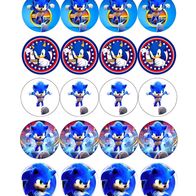 Sonic - Essbare Muffin-Waffeln für Kinder - 15/40 Stück - Cupca Muffins ...