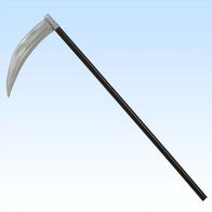 Sense ca. 95cm Waffe für Kostüm Sensenmann Gevatter Tod Waffe ...