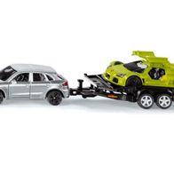 SIKU 2544 PKW mit Transportanhänger 1:55 kaufen bei Hood.de
