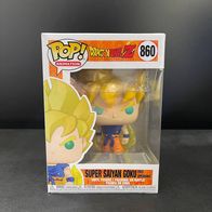 POP Funko #860 figure Anime Dragon Ball Z S8 Super Saiyan Goku First ...