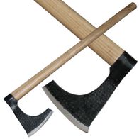 Haller Wikingeraxt Dänenaxt mittelalterliche Axt mit langem Holzstiel ...