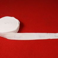 1 Meter Gummiband , Wäschegummi, Schriftzug "FAUSER" 25 mm breit ...