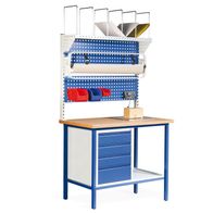 Protaurus Packstation, stationär mit Lochplatte, Einbauschrank und 4 ...