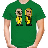8 Bit Heisenberg T-Shirt | Breaking | Danger | White | Crystal Meth ...
