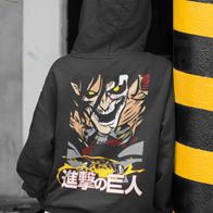 Bio Damen Hoodie Anime Anime AOT Cool Eren Jäger titan Transformation ...
