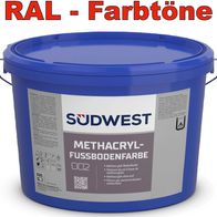 Südwest Methacryl Fussbodenfarbe - Ölauffangwanne Balkon Treppe Keller ...