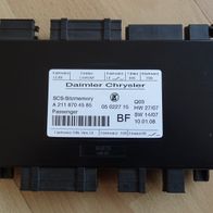 Original Mercedes Sitzsteuergerät Steuergerät 2118704585 gebraucht ...