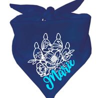 Dreieck Hundehalstuch personalisiert mit Namen und dem Design ...