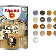 Alpina Dauerschutzlasur eiche hell 8 Jahre Wetterschutz 2,5l kaufen bei Hood.de