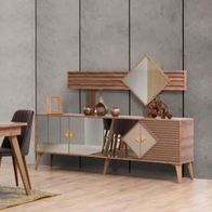 Kommode Anrichte Sideboard Braun Sideboards Massiv Holz Schrank Möbel Kommoden kaufen bei Hood.de