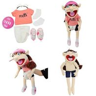 Jeffy Plüschtiere Cosplay Spielzeug Jeffy Hut Handpuppe Kinderspiel ...