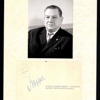 Alfons Goppel 1905-1991 Ministerpräsident Bayern 1962-1978 Original # G ...