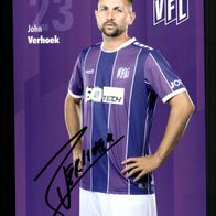 John Verhoek Autogrammkarte VFL Osnabrück 2023-24 Original Signiert ...