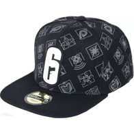 Six Siege Snapback Cap - Ubisoft 6-Siege Kappe - Tom Clancy´s Rainbow ...