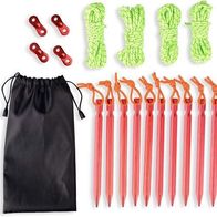 Zelt-Heringe aus Aluminium 18 cm. 10 Stück Heringe Erdnägel Zeltnägel ...