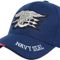Navy Seal Blaue Elite US Army Kappe mit Klettverschluss und US Navy Seals Logo Motiv kaufen bei ...