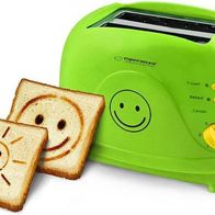 Toaster 2 Scheiben mit SMILEY Bild Muster und Timer, Sandwich ...