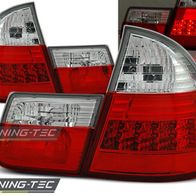 BMW E46 Touring LED Rückleuchten, Heckleuchten Rot-klar Glas, Blinker ...
