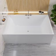 ECOLAM Badewanne Doppelwanne Zwei Duo-Wanne 190x120 Crown Acrylwanne ...
