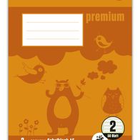 Staufen® 734042002 Schulblock Premium LIN 2 - A5, 50 Blatt, 90 g/qm ...