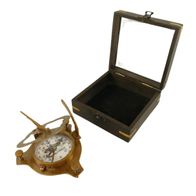 Sundial Kompass Großer maritimer Sonnenuhr Kompass Magnetkompass ...