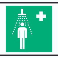 Notdusche Symbol Schild kaufen bei Hood.de