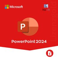 Microsoft PowerPoint 2024 für Mac - Vollversion - Kein Abo kaufen bei Hood.de - Medium Download