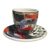 Porsche Espressotasse mit Untertasse Espresso Tasse Marken-WM 1970 NEU ...