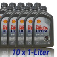 Shell Helix Ultra Professional AM-L 5W 30 10x 1Liter BMW LL04 Motor?l ...