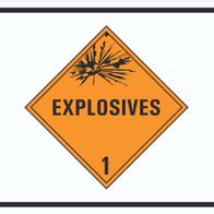 Schild Explosionsgefahr Symbol Explosives kaufen bei Hood.de