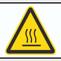 Achtung heiß Symbol Aufkleber kaufen bei Hood.de