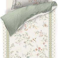 PIP Studio Perkal Bettwäsche 135x200 Kili Flower White Blüten Ranken ...