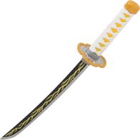 Mini Katana Demon Slayer Zenitsu mit Ständer kaufen bei Hood.de
