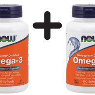 2 x Omega-3 Molecularly Distilled Fish Oil - 100 softgels kaufen bei ...