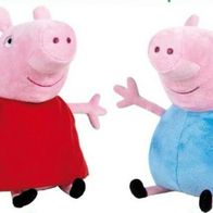 Peppa Pig Plüschfigur Plüsch - Peppa Wutz - George Pig - Größe ca. 27 ...