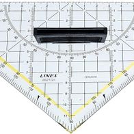 Linex 2621GH Geometrie-Dreieck mit Griff, Hypotenuse 22,5cm aus ...