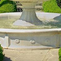 Casa Padrino Barock Springbrunnen Umrandung Weiß Ø 265 x H. 40 cm ...