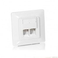 Equip 125725 RJ45 Dose equip 2xRJ45 Cat5 Unterputz Signalweiss kaufen ...
