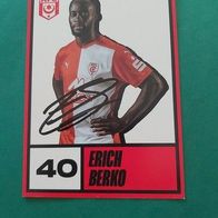 Hallescher FC , E. Berko , Autogrammkarte , ussball gebraucht kaufen ...