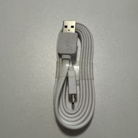 USB Kabel Typ A auf Micro USB 1 m Weiß - flach, Standardkabel ...