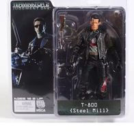 NECA Terminator 2 T-800 Steel Mill Arnold Schwarzenegger 7” Actionfigur ...