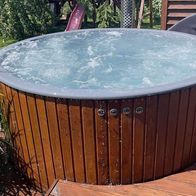 Elektrische Bade Faß Elektro Hot Tub Whirpooll SPA Ø 2,25 cm Badetonne ...
