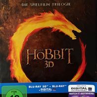 Der Hobbit Spielfilm Trilogie 3D + Blu-ray Box neuwertig Fantasy ...