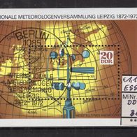 DDR 1972 Blockausgabe: 100 Jahre Meteorologen-Versammlung Block 34 ESST ...